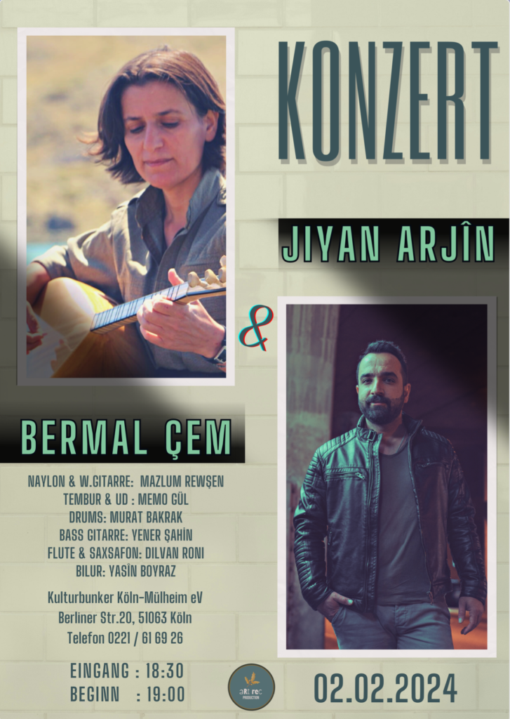 Jiyan Arjin & Bermal Çem – Kulturbunker Köln-Mülheim